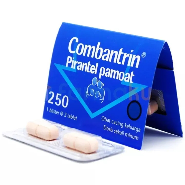 COMBANTRIN 250 MG TABLET Obat Cacing Anak/Pembasmi Cacing Di Perut ...