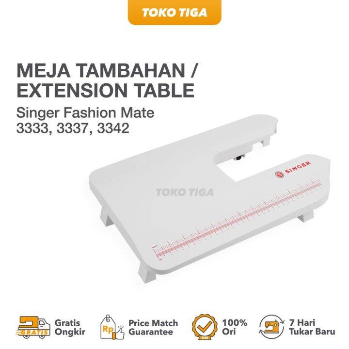 Meja Tambahan Extension Table SINGER Fashion Mate 3333 3337 3342 ...