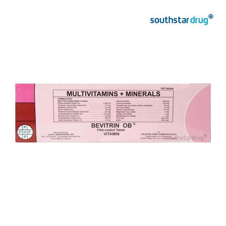 Bevitrin OB Tablet 20s | Lazada PH