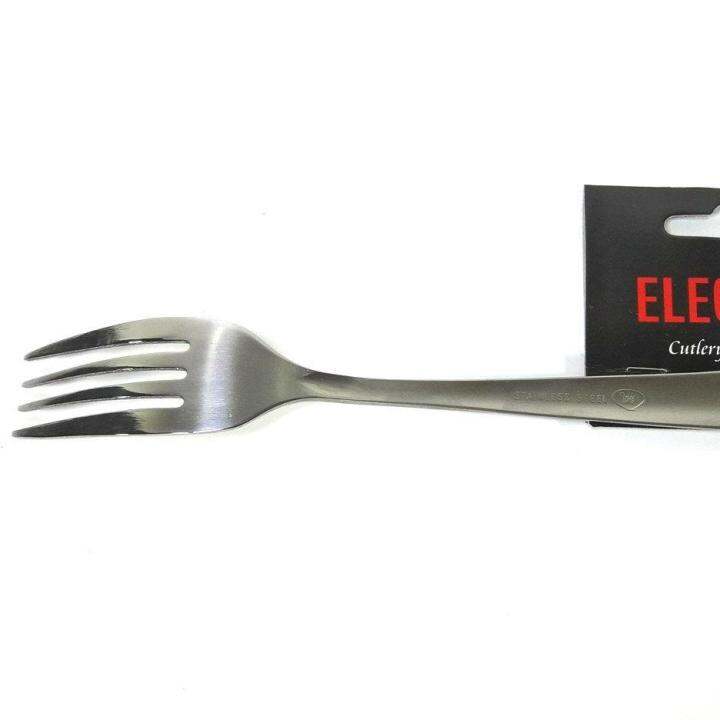 ELEGANT Garpu Makan Stainless Steel 6pc - Premium Quality | Lazada ...