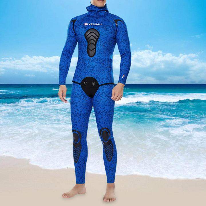 WDAir Full Wetsuit Free Diving Suit Men 3mm Snorkeling Spearfishing ...