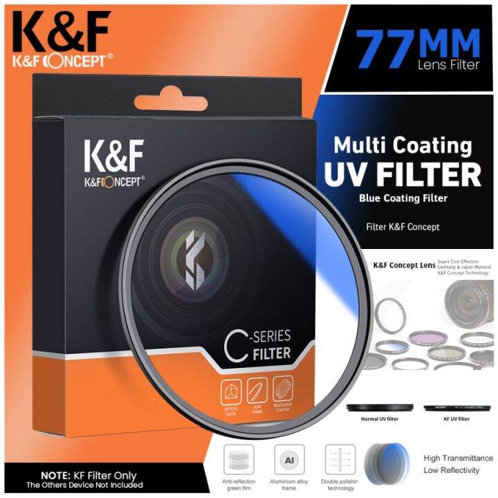 KNF Concept 77mm Filter MC UV Filter Multi Coating K&F Concept | Lazada ...