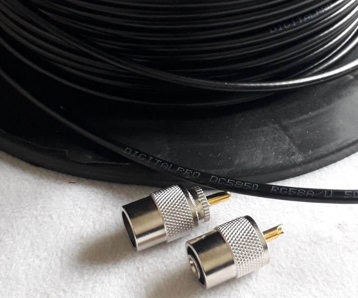 PAKET KABEL COAXIAL RG 58 25M DAN 2 KONEKTOR | Lazada Indonesia