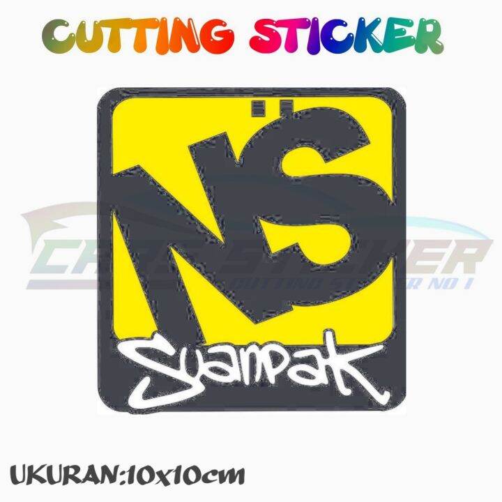 STIKER CUTTING NS SUAMPAK | STIKER THAILAND UKURAN 10X10 CM | STIKER ...
