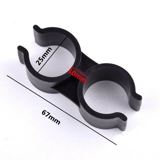 2~100 Pcs 25mm Type H PVC Pipe Clamps Aquarium Fish Tank Fitting ...