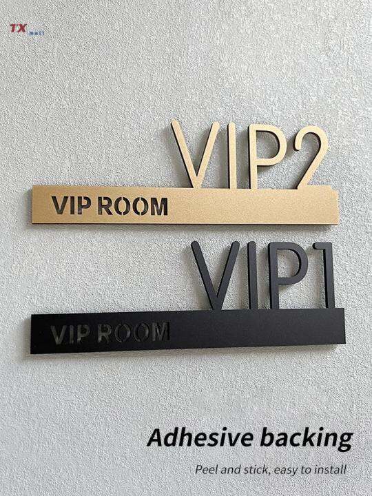 【TX】 Acrylic VIP door sign beauty room door sign locker room hotel box ...
