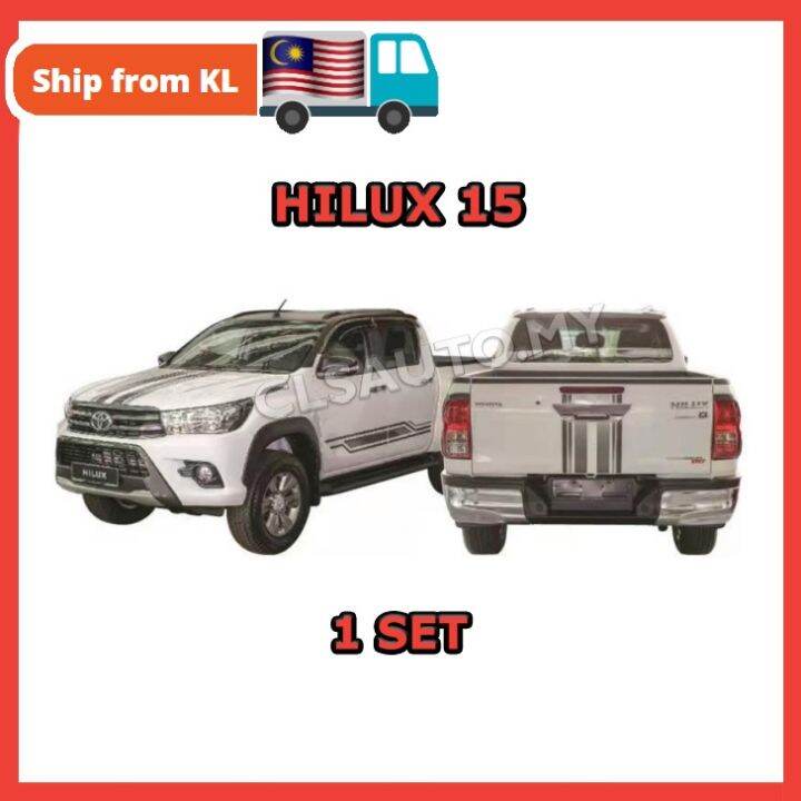 TOYOTA Hilux Body Sticker Design No.15 - Car Body Sticker Side Lining ...