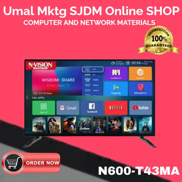 NVISION S43A-FHD SMART 43″ LED TV | Lazada PH