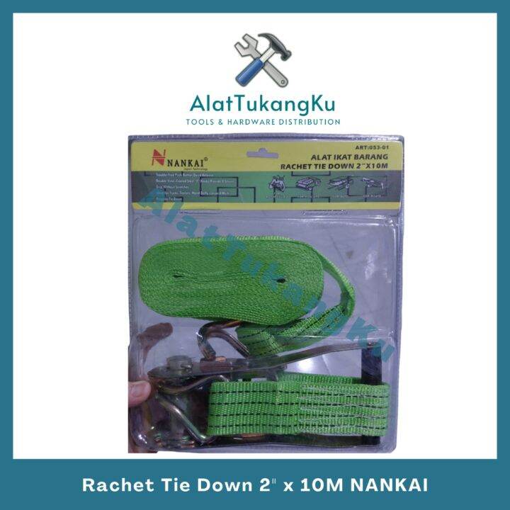 Tali Pengikat Barang Nankai Alat Ikat Barang Nankai Ratchet Tie Down Tali Serbaguna