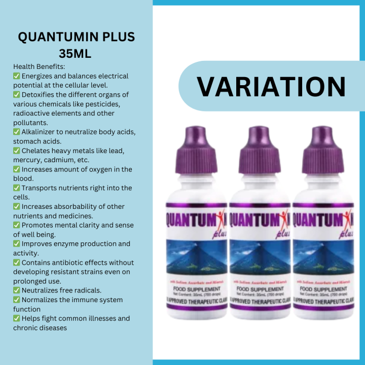 Quantumin Plus Liquid Food Supplement 35ml 700 drops | Lazada PH