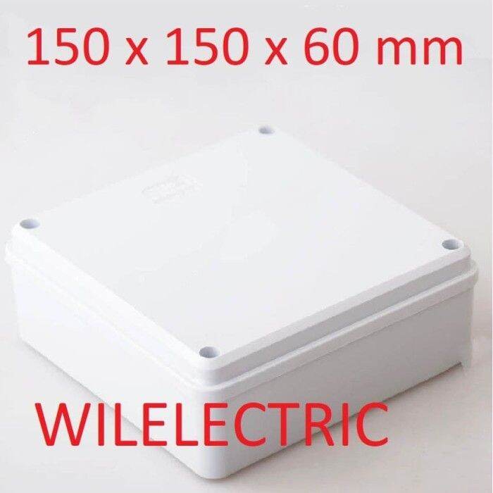 Junction box 15 x 15 x 6 cm abu abu MG duradus kotak polos IP55 ...