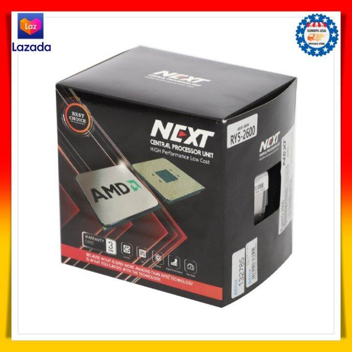 AMD CPU AM 4 RYZEN 5 รุ่น 2600 (NEXT) | Lazada.co.th