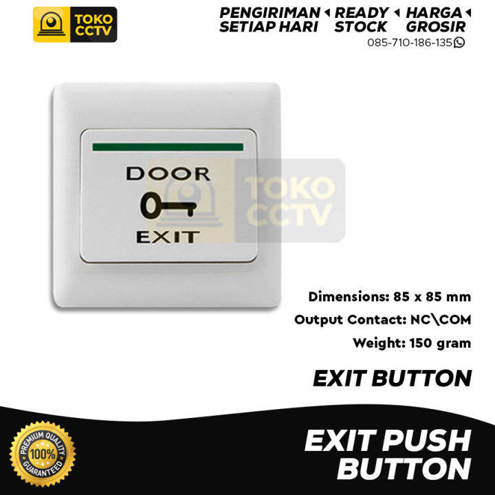 Exit Push Button Plastik | Lazada Indonesia