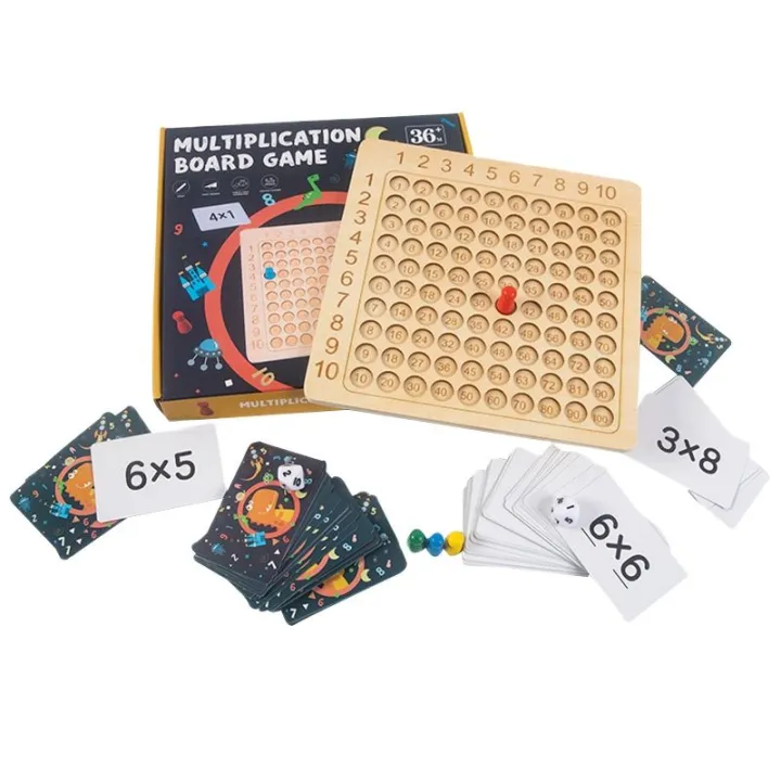 Montessori Addition and subtraction Multiplication Board Game Kids Math ...