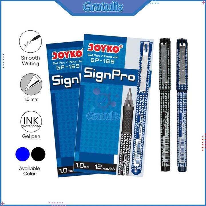 PULPEN JEL JOYKO SIGNPRO [GP-169/1 PACK/12 PCS] / PENA JEL 1 PAK ...