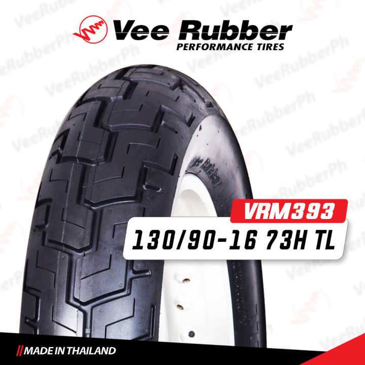 130/90-16 Rear VRM393 (TL) Vee Rubber 130/90 - 16 Tubeless Motorcycle ...
