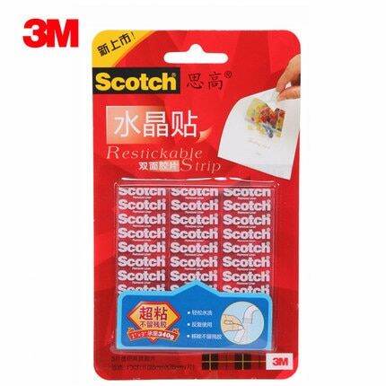 4Packs Nano Tape 3M Scotch Restickable Strips For Mounting Reusable ...