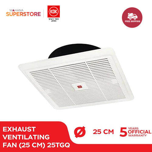 KDK Exhaust Fan Ceiling 10 inch – 25TGQ – White | Lazada Indonesia