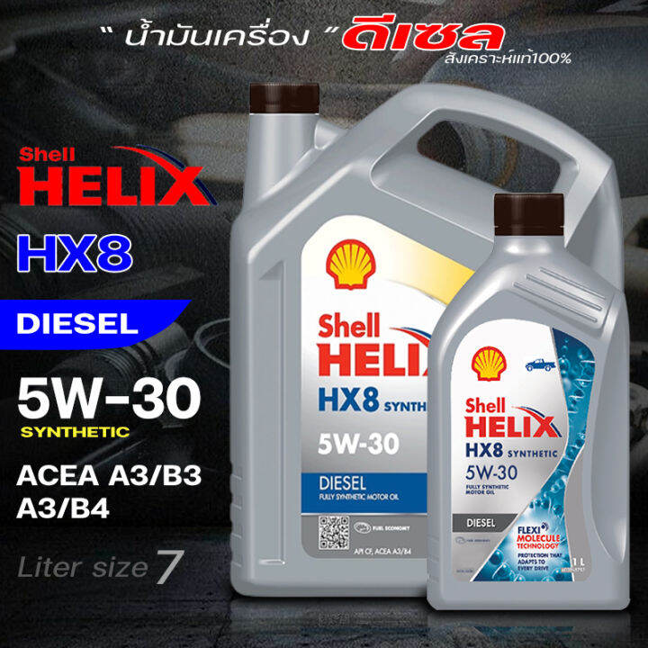 น้ำมันเครื่องดีเซล น้ำมันเครื่อง เชลล์ เฮลิก HX8 ดีเซล Shell Helix ...