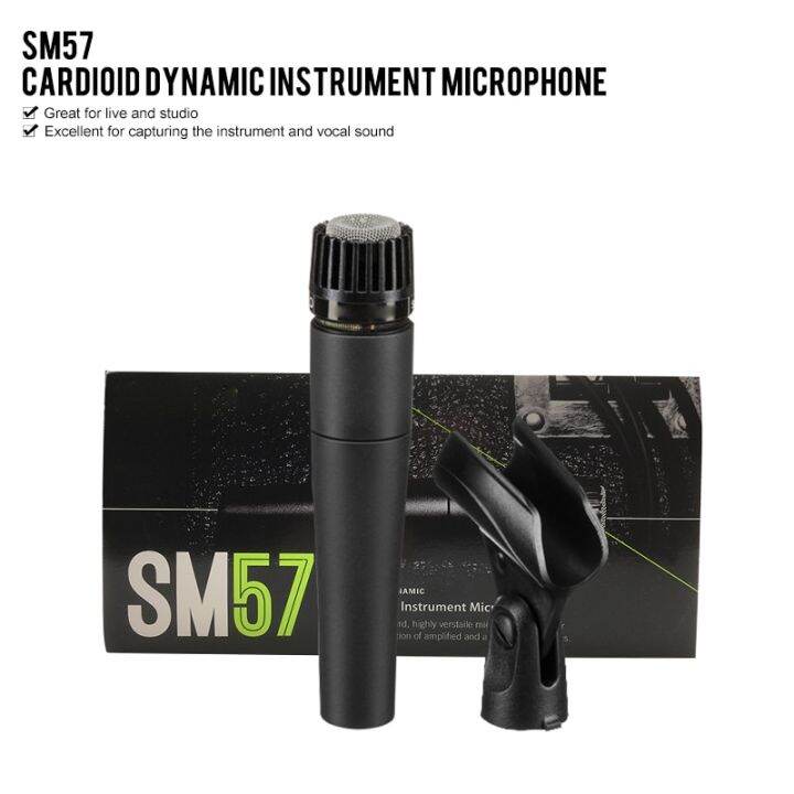 New Packing SM57 Wired Dynamic Cardioid Professional Microphone Drum ...