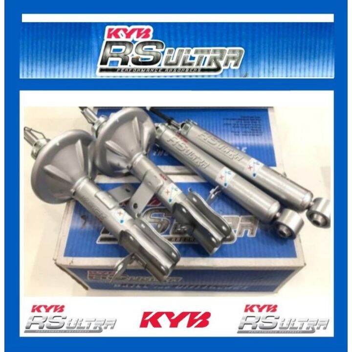 KYB RS ULTRA PROTON FLX ABSORBER FRONT AND REAR 1SET=4PCS KYB RS ULTRA ...