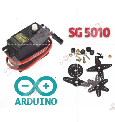 WSS [360 degree]Arduino Tower Pro 38g SG5010 High Torque Servo Motor with parts | Lazada
