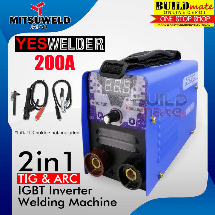 Mitsuweld Japan YESWELDER 200A 2in1 TIG and ARC IGBT Inverter Welding ...