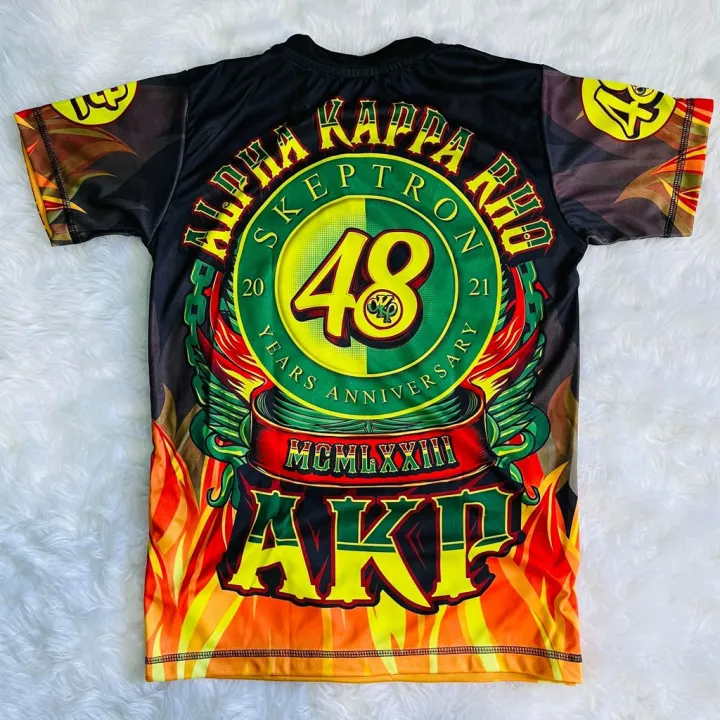 48 Years Anniversary AKP V.10 Alpha Kappa Rho Full Sublimation Frat ...