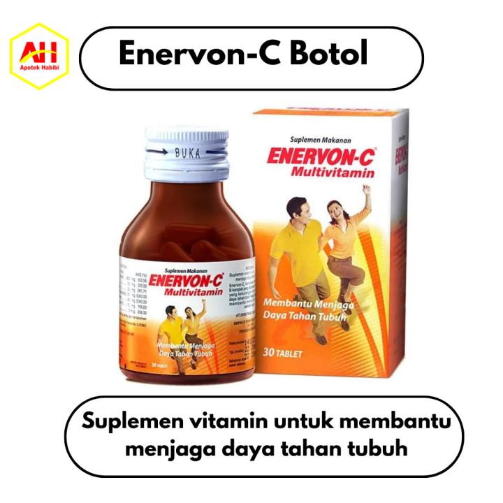 Enervon-C Botol isi 30 tablet | Lazada Indonesia