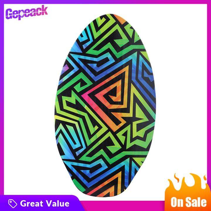 Gepeack Skimboard Standing Shallow Water Beach Sand Board for Adults ...