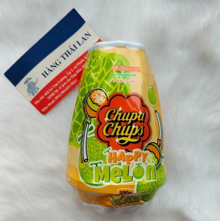 Sáp thơm Chupa Chups Thái Lan 230g HƯƠNG DƯA LƯỚI - CHUPA CHUPS HAPPY MELON | Lazada.vn