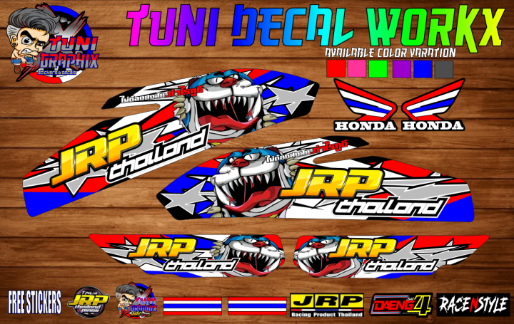 TMX / RUSI / PINOY / SKYGO / MOTOPOSH / DECALS STICKER ( JRP X SHARK ...
