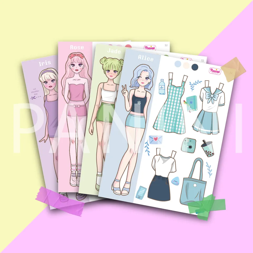 Modern Paper Dolls Printable