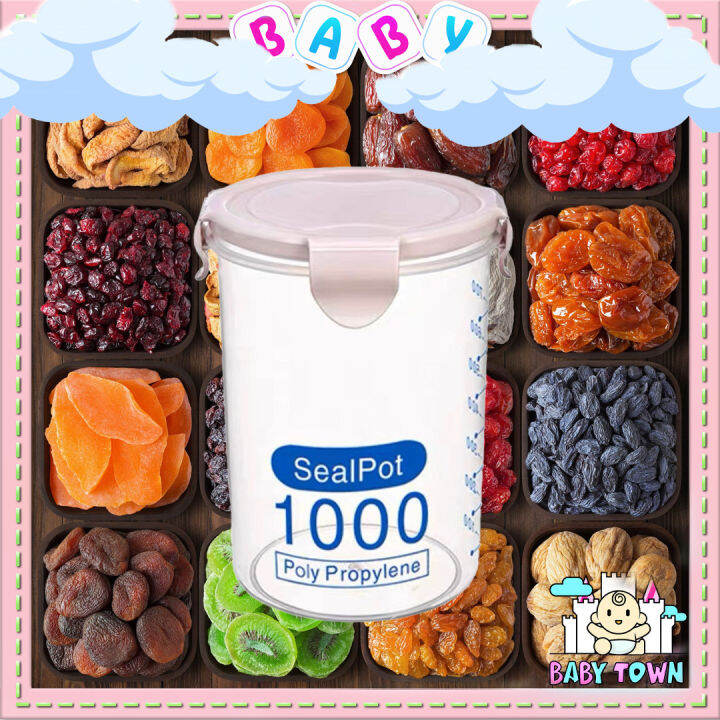 4 Size Seal Food Container Storage Box Transparent Food Container 4 ...