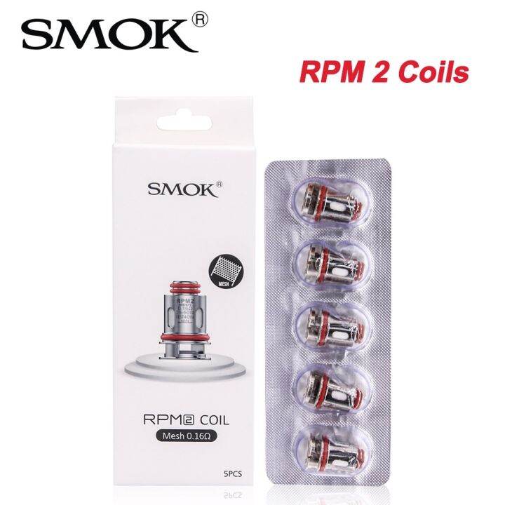 koe85557 SMOK RPM2 RPM 2 Coil Head Meshed DC Pod Cartridges Resistor ...