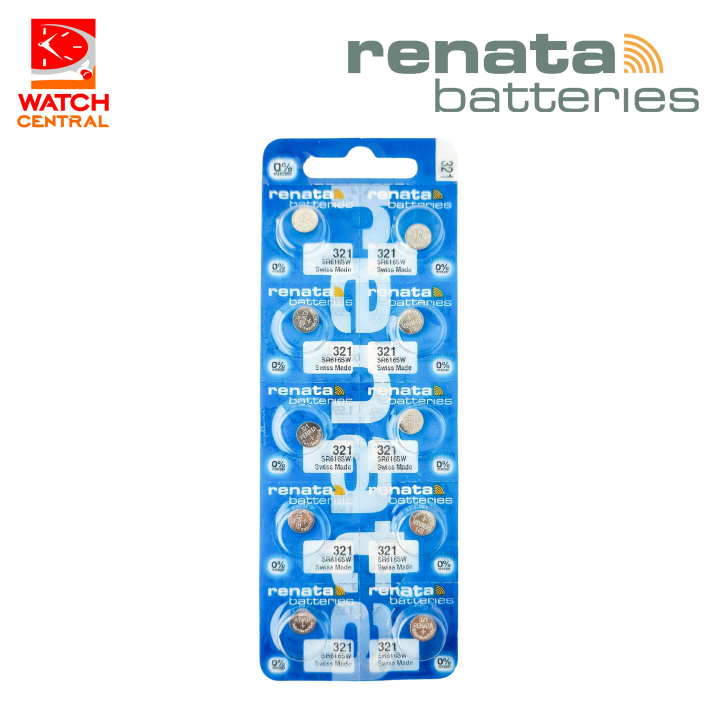 Renata 321 SR616SW Watch Battery Pack of 10 Pieces | Lazada PH