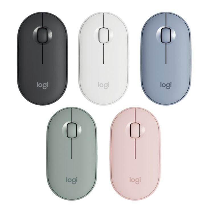 Logitech Pebble M350 M380 Wireless Mouse with Bluetooth USB PC MAC ...
