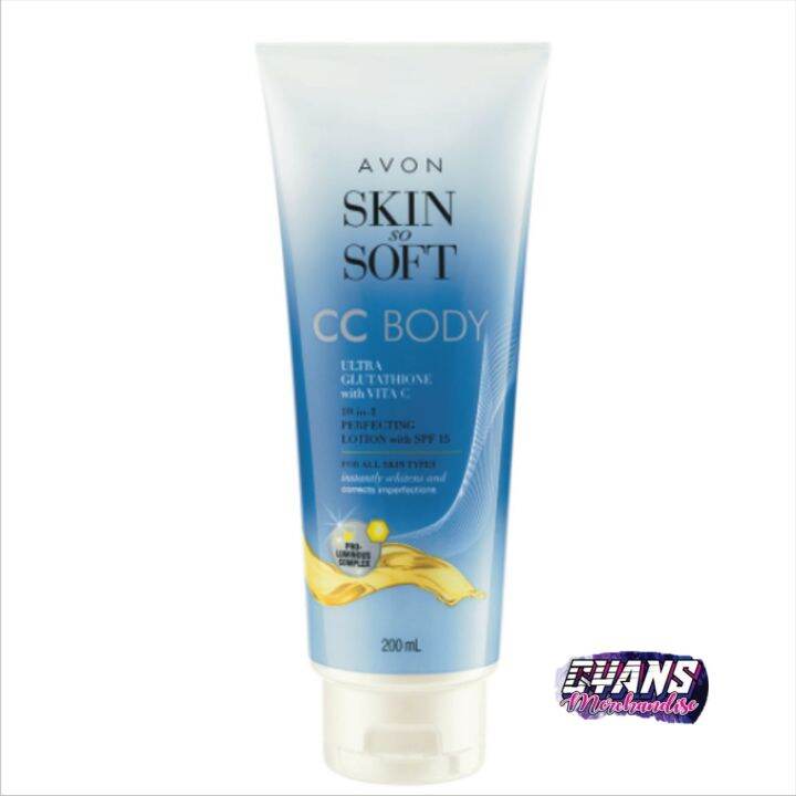 AVON SSS Skin So Soft Ultra Glutathione With Vita C Color-Correcting ...