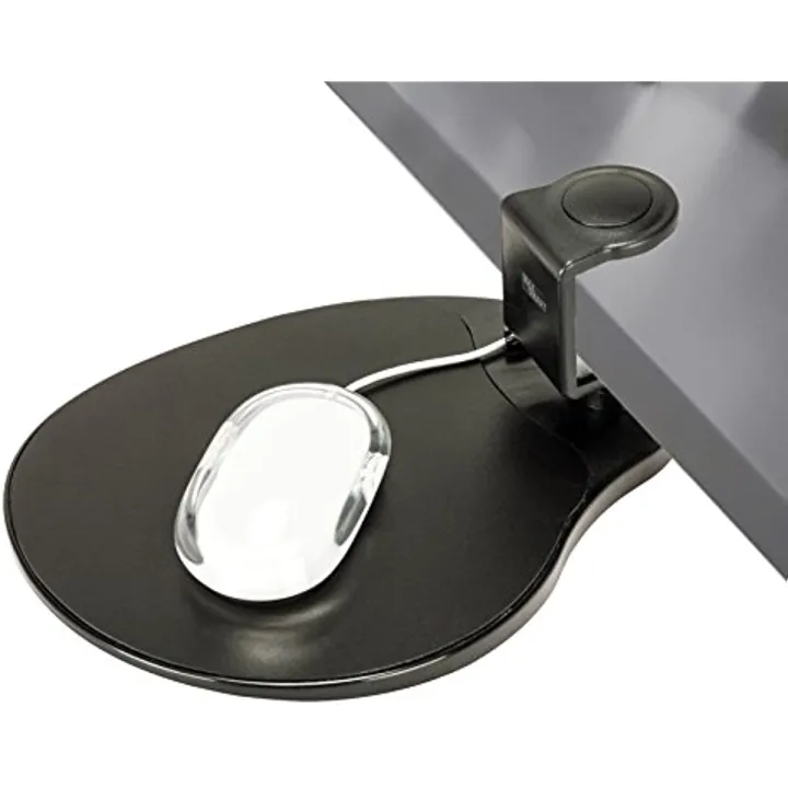 Smart Clamp on Mouse Platform, Clip on Mouse Pad Rotating 360 ...