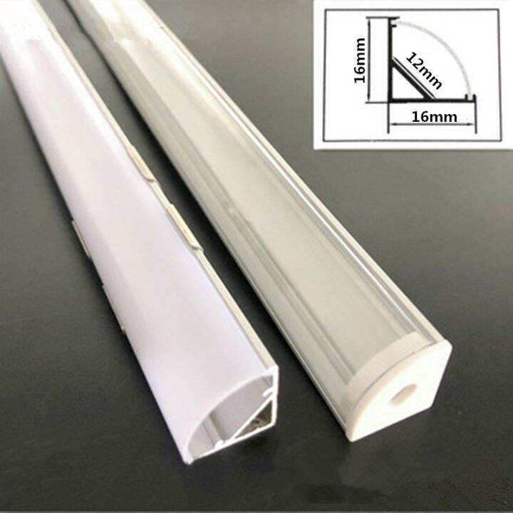 2-30pcs/Lot perfil aluminio led Corner Aluminium Profile Channel Holder ...