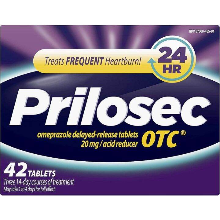 Prilosec OTC Frequent Heartburn Medicine and Acid Reflux Reducer ...