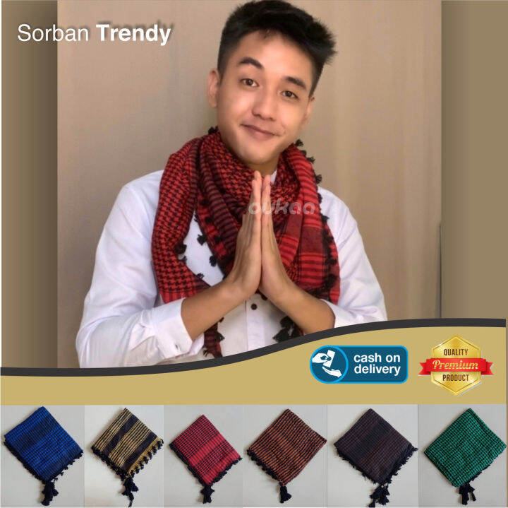 Sorban Premium/Sorban Arab/Sorban Gaul/Sorban Tactical | Lazada Indonesia