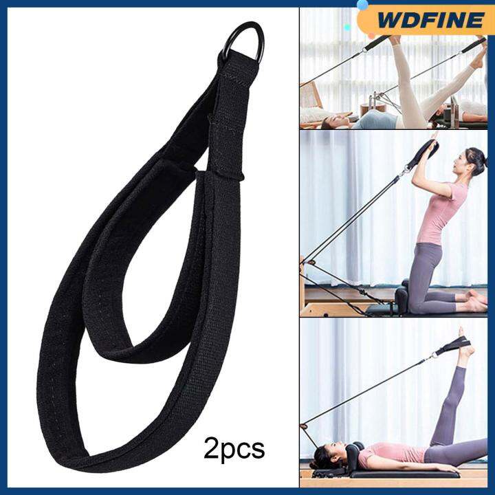 WDFINE Pilates Straps Elastic Stretching Workout Exercise for Reformer ...
