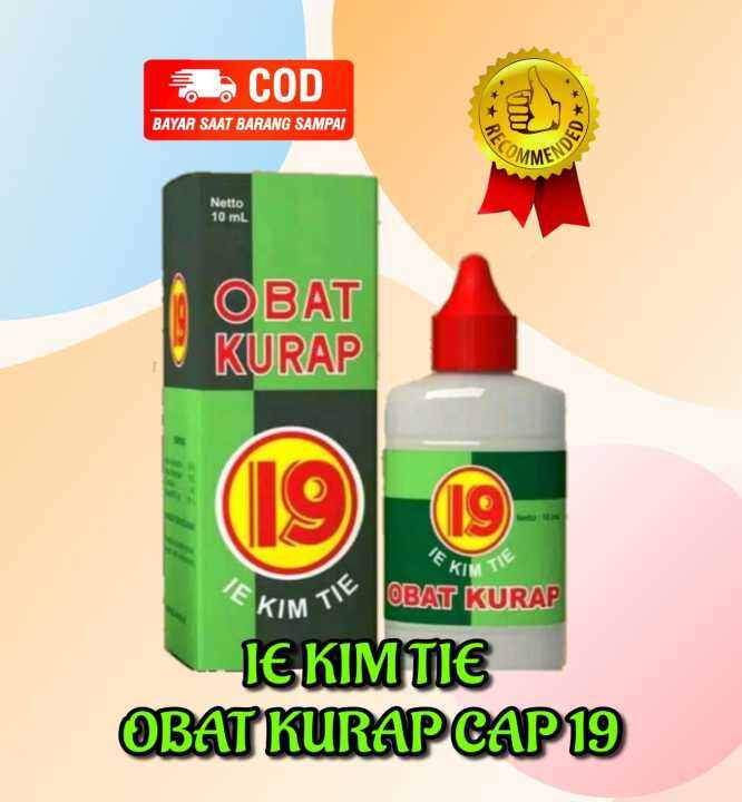 Obat Cap 19 IE KIM TIE 19 Atasi Kurap dan Gatal Kulit | Obat Cair ...