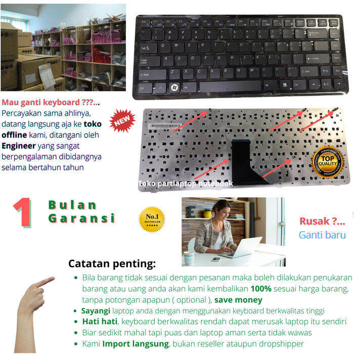 Keyboard laptop Advan Vanbook - original product | Lazada Indonesia