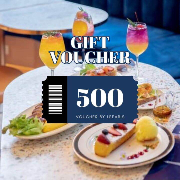 [Digital Coupon] Le Paris 500.- คูปองเงินสดเลอปารีสมูลค่า 500 บาท ...