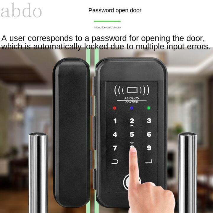 Lock for Office Glass Door CARD DIGITAL LOCK Smart Door Lock KEYless ...