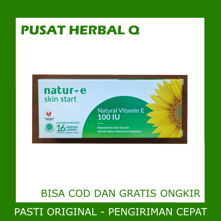 NATUR E SKIN START NATURAL E 100 IU 16 KAPSUL | Lazada Indonesia