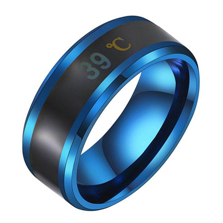 Temperature Ring Titanium Steel Intelligent Temperature Sensitive Rings ...