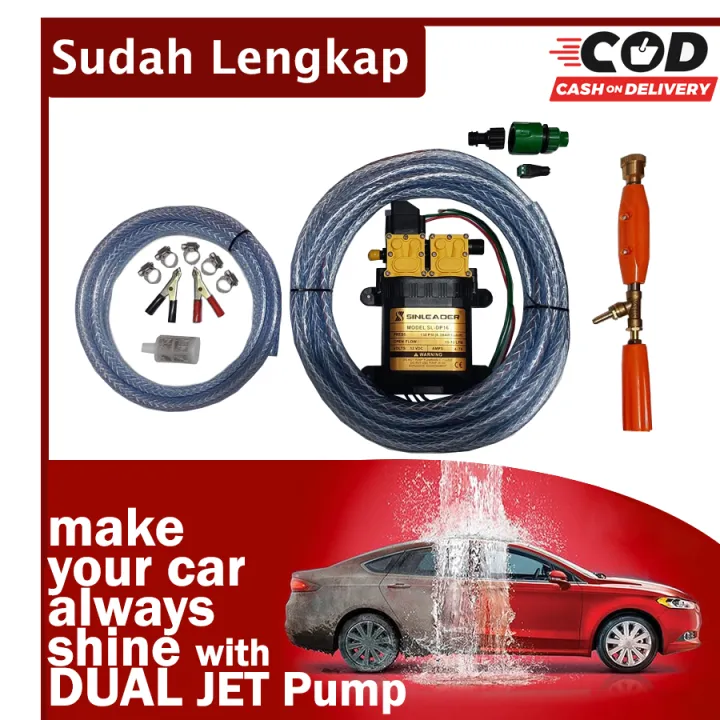 POMPA DC 12V DOUBLE PUMP SET 130PSI ORIGINAL SINLEADER HIGH PRESSURE ...